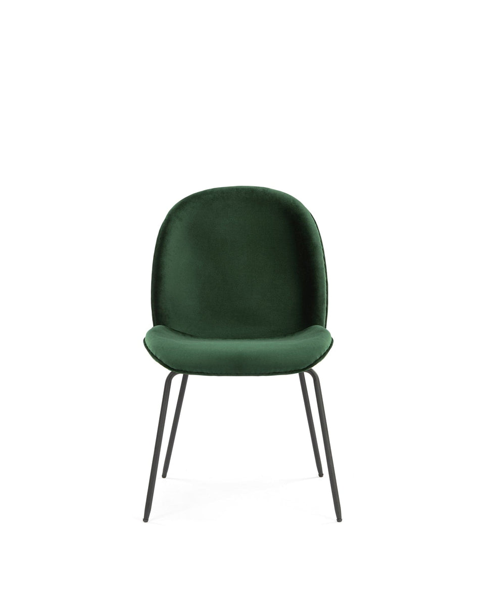 Beetle Side Chair, Teal Velvet – ICONS