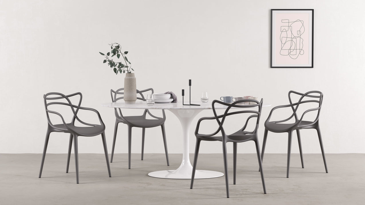 Masters Chair, Gray | Interior Icons