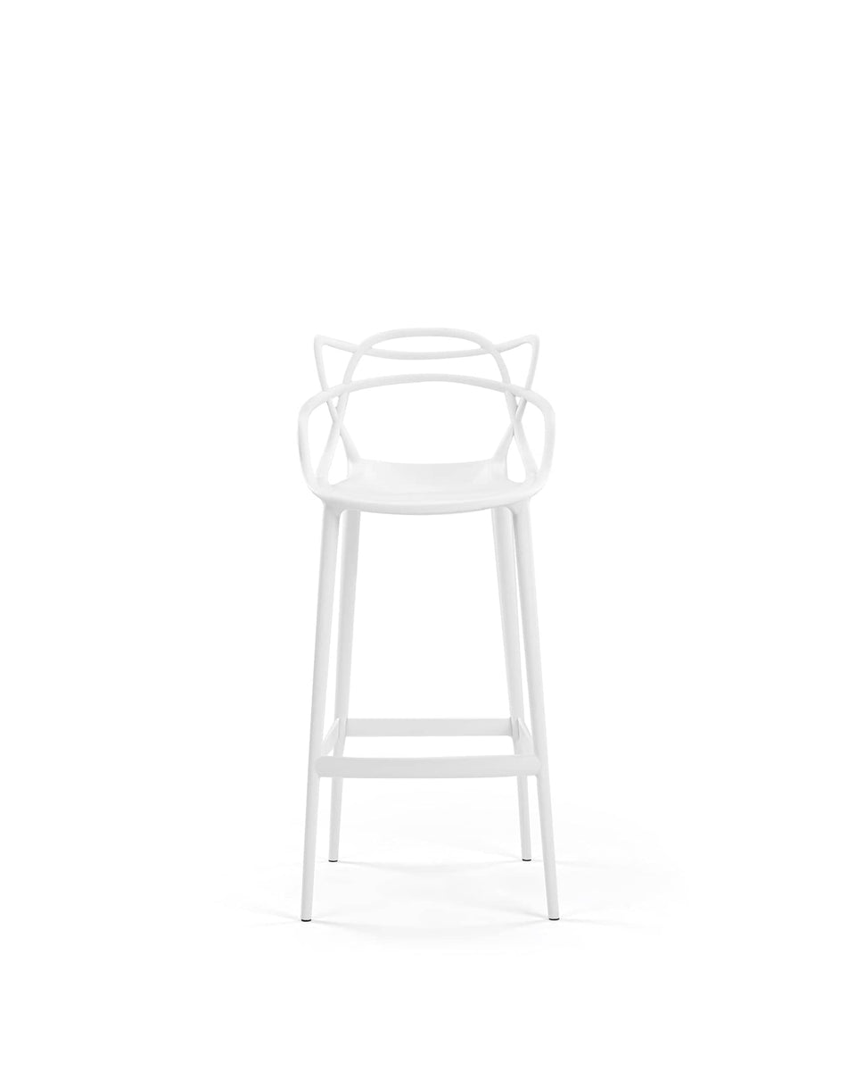 Masters Bar Stool, White – Interior Icons