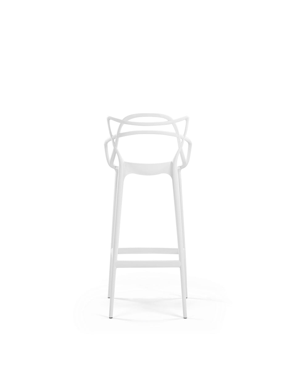 Masters Bar Stool, White – Interior Icons
