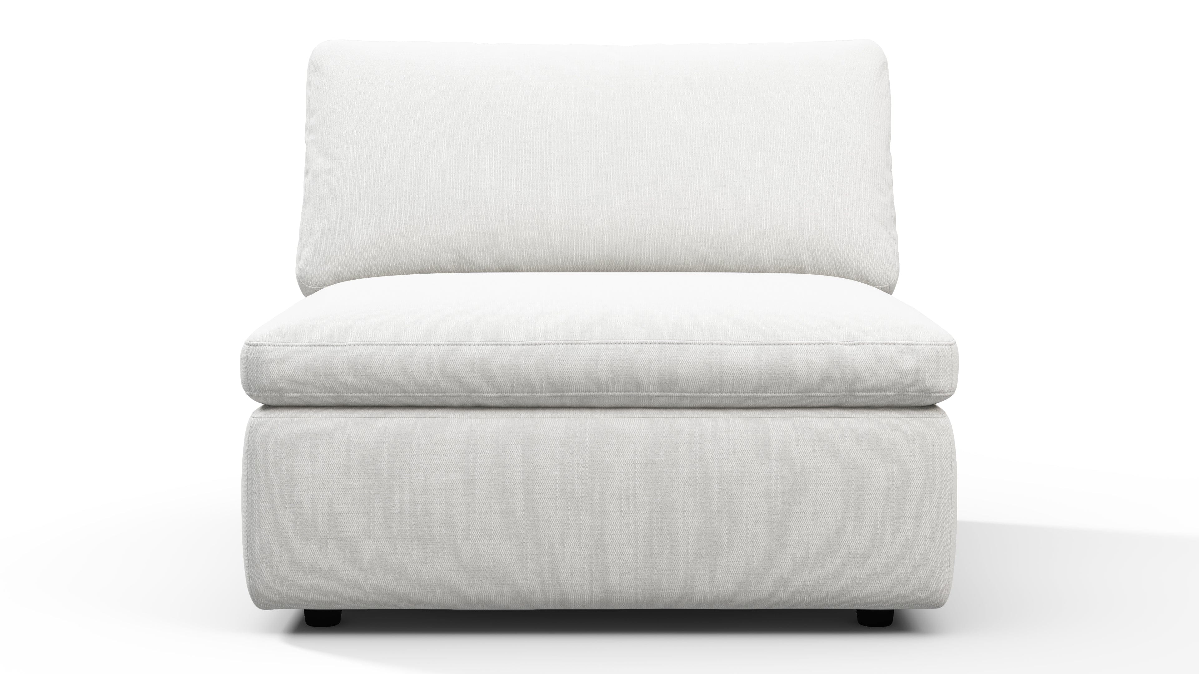 Sky Sofa Module, Armless, White Linen | Interior Icons