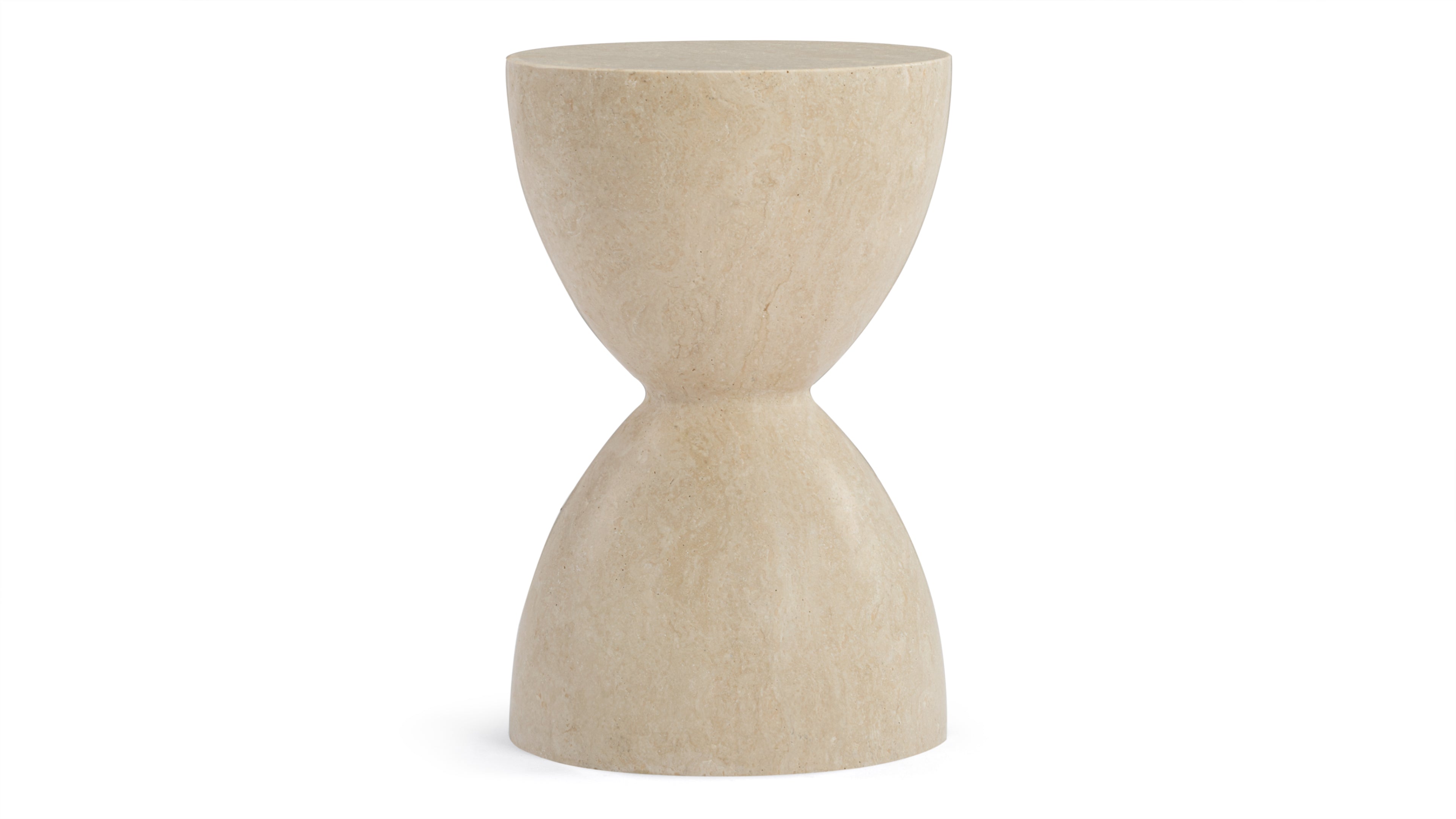 Apollo Side Table, Travertine | Interior Icons