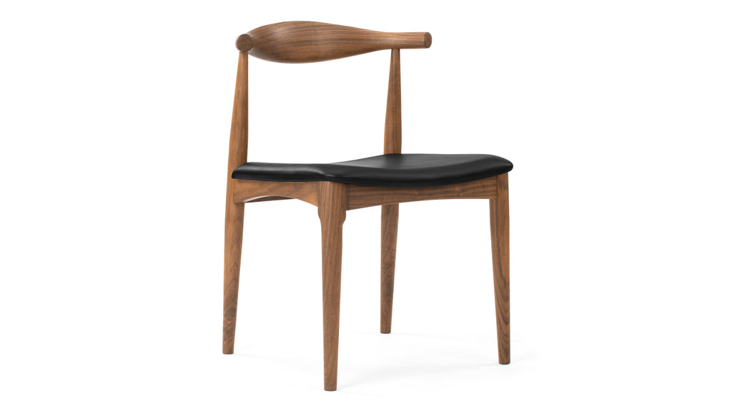 Elbow Chair, Walnut, Wide Version | Interior Icons
