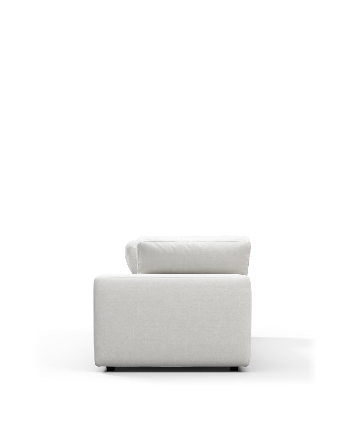 Sky Sectional Sofa, Three Seater, White Linen – Interior Icons