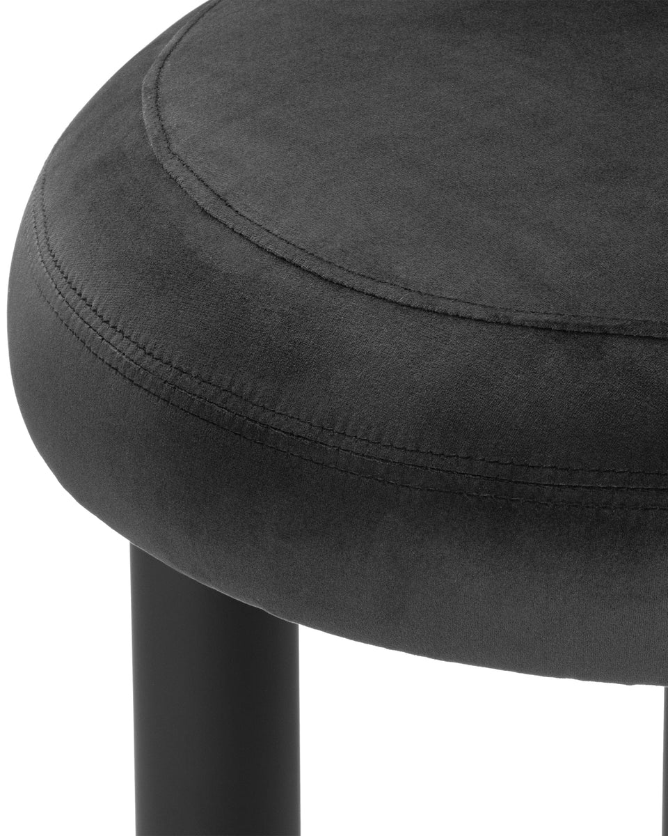Vance Dining Chair, Black Velvet – Interior Icons