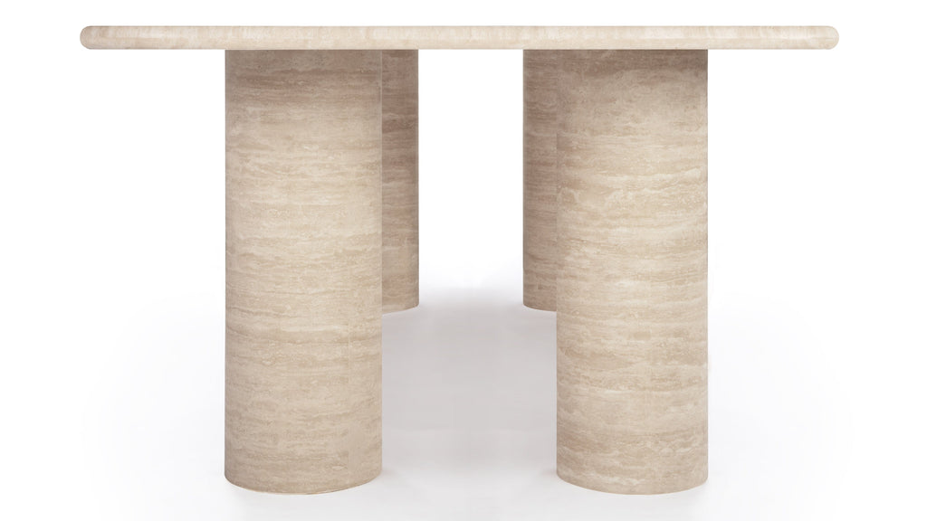Cato Dining Table, Travertine | Interior Icons