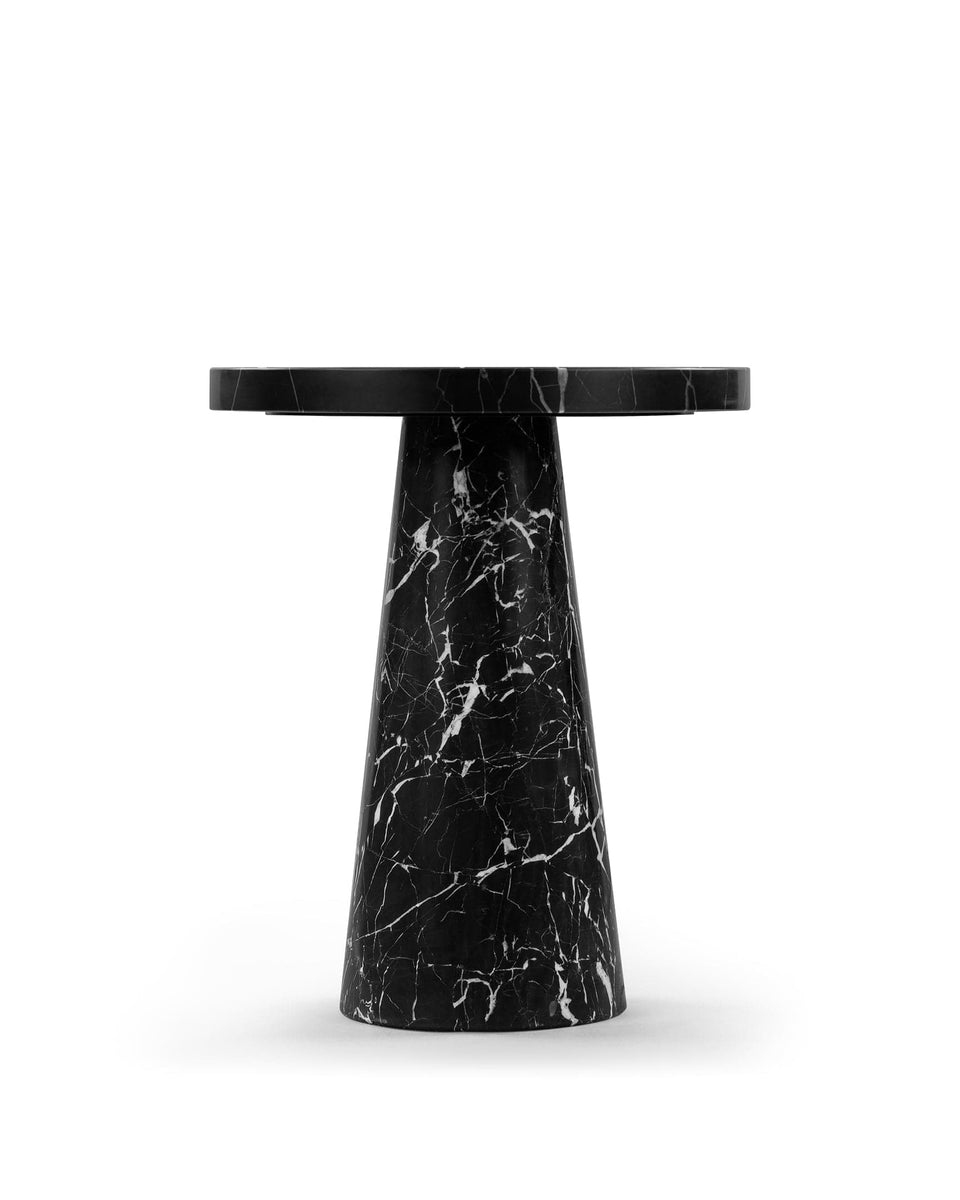 Roc Side Table, Black Marble – Interior Icons