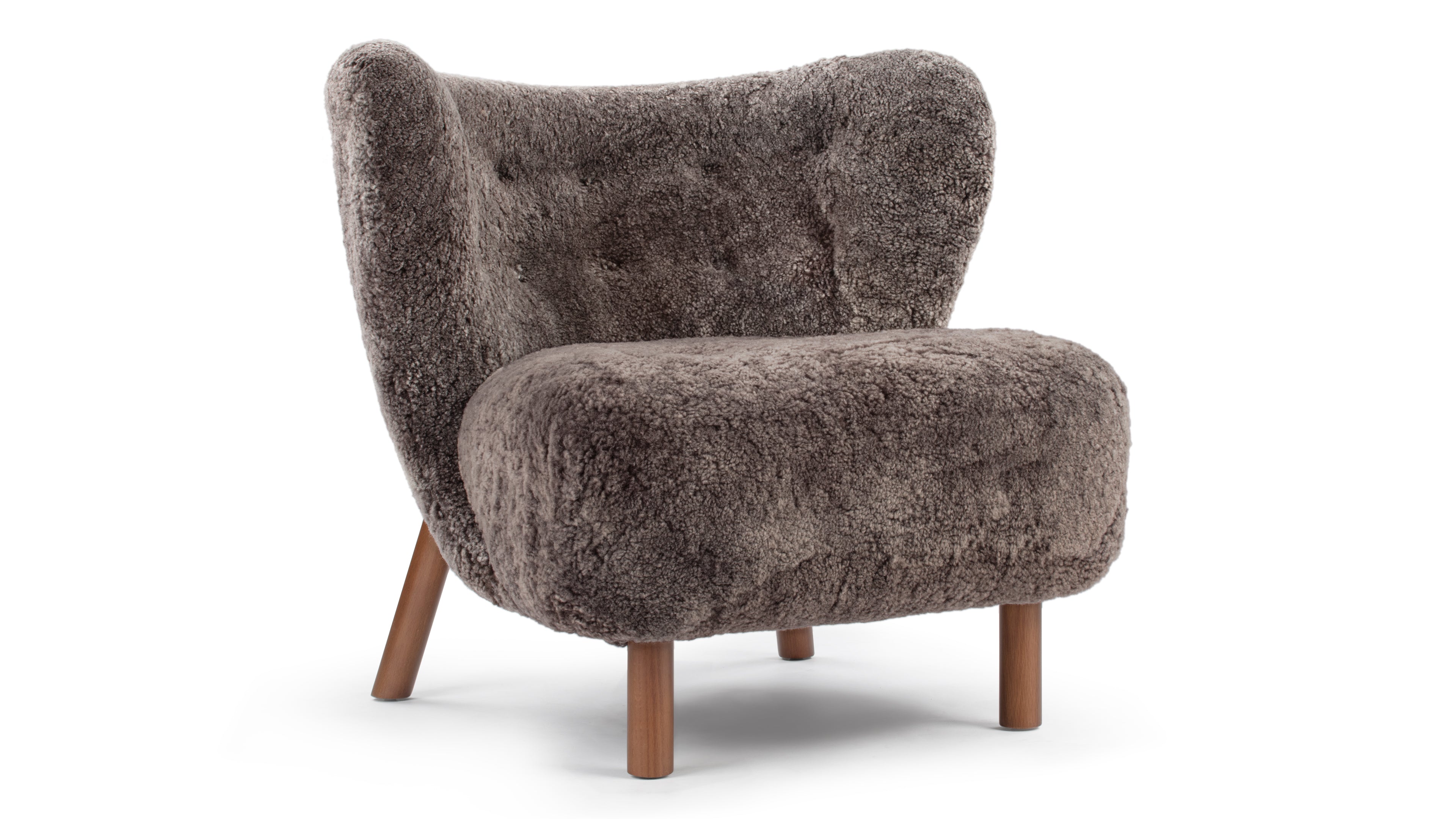 Petra Chair, Frosted Coco Luxe Sheepskin | Interior Icons