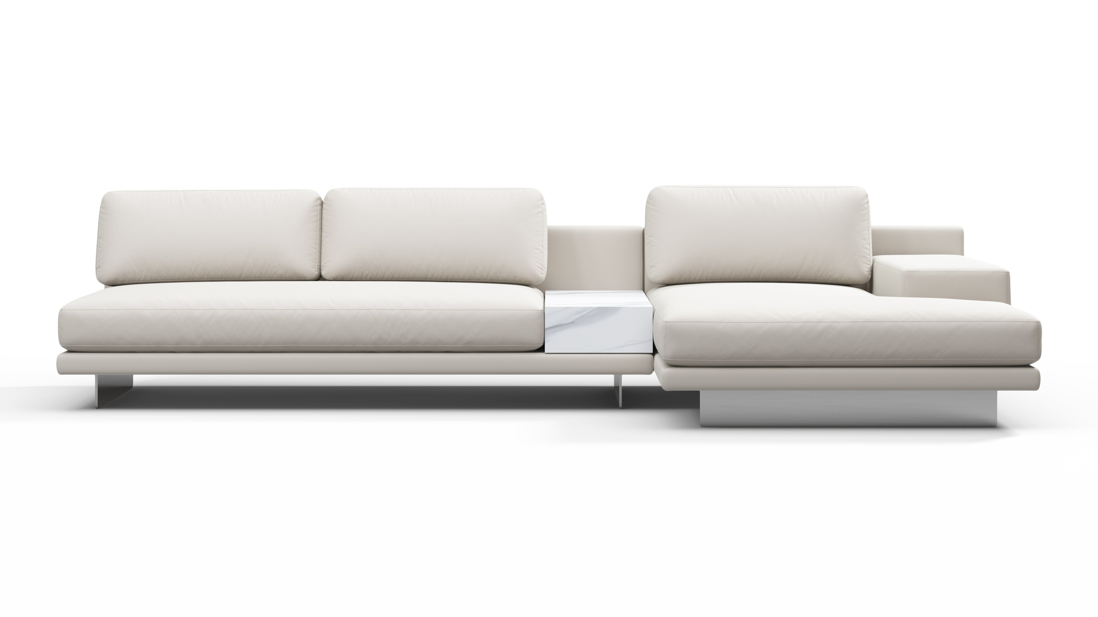Alessio Outdoor Sectional, Right Chaise, Shell Performance Weave ...
