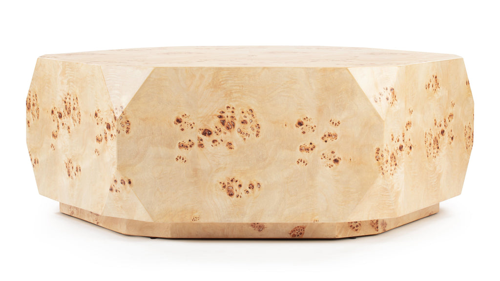 Callie Coffee Table, Burl Wood | Interior Icons