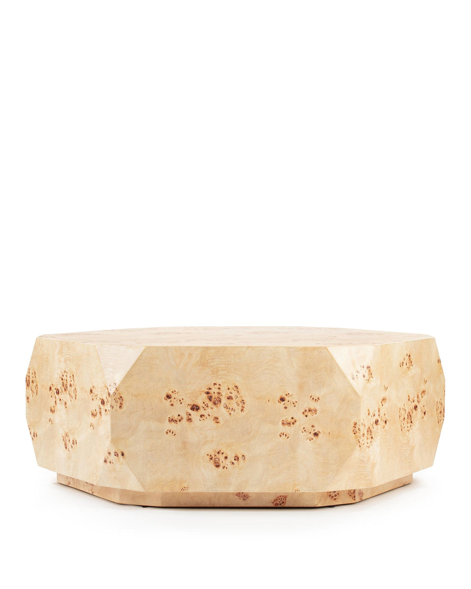 Callie Coffee Table, Burl Wood – Interior Icons