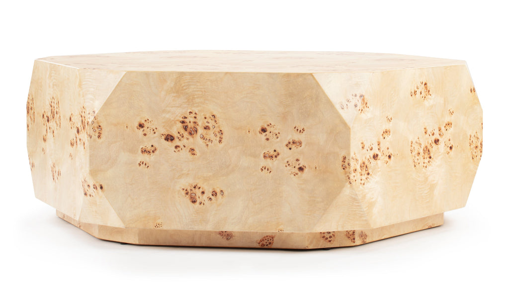 Callie Coffee Table, Burl Wood | Interior Icons