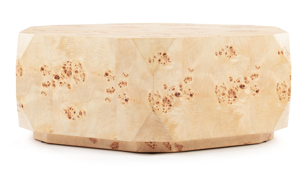 Callie Coffee Table, Burl Wood | Interior Icons