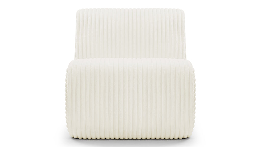 Ceres Lounge Chair, White Vegan Fur | Interior Icons