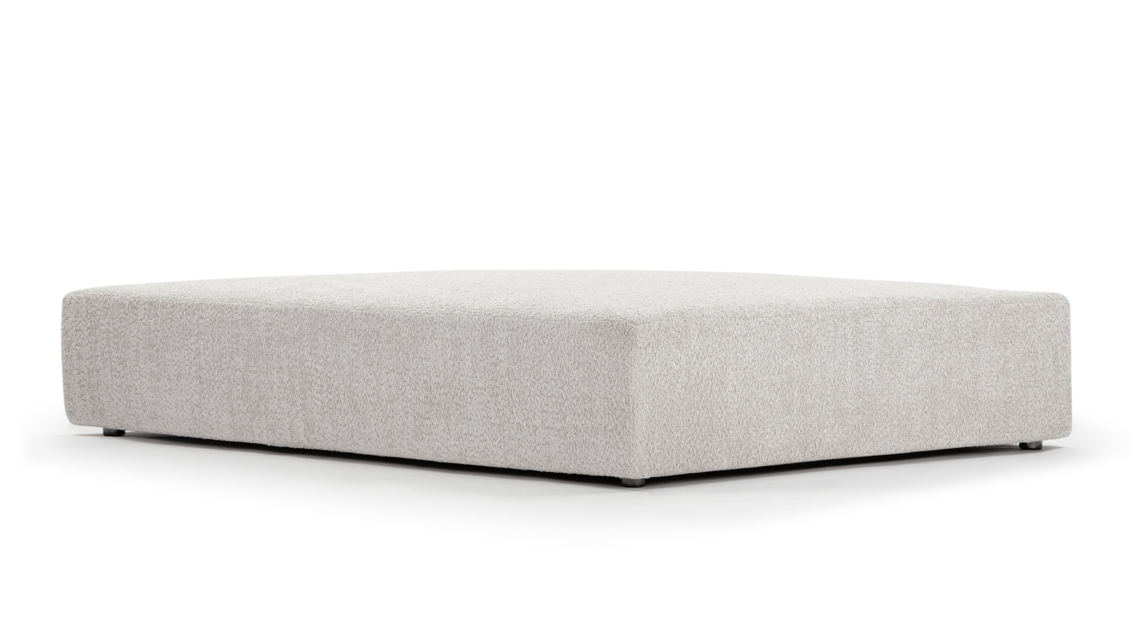 On The Rocks Module, Seat Section 2, Luxe Light Gray Weave | Interior Icons