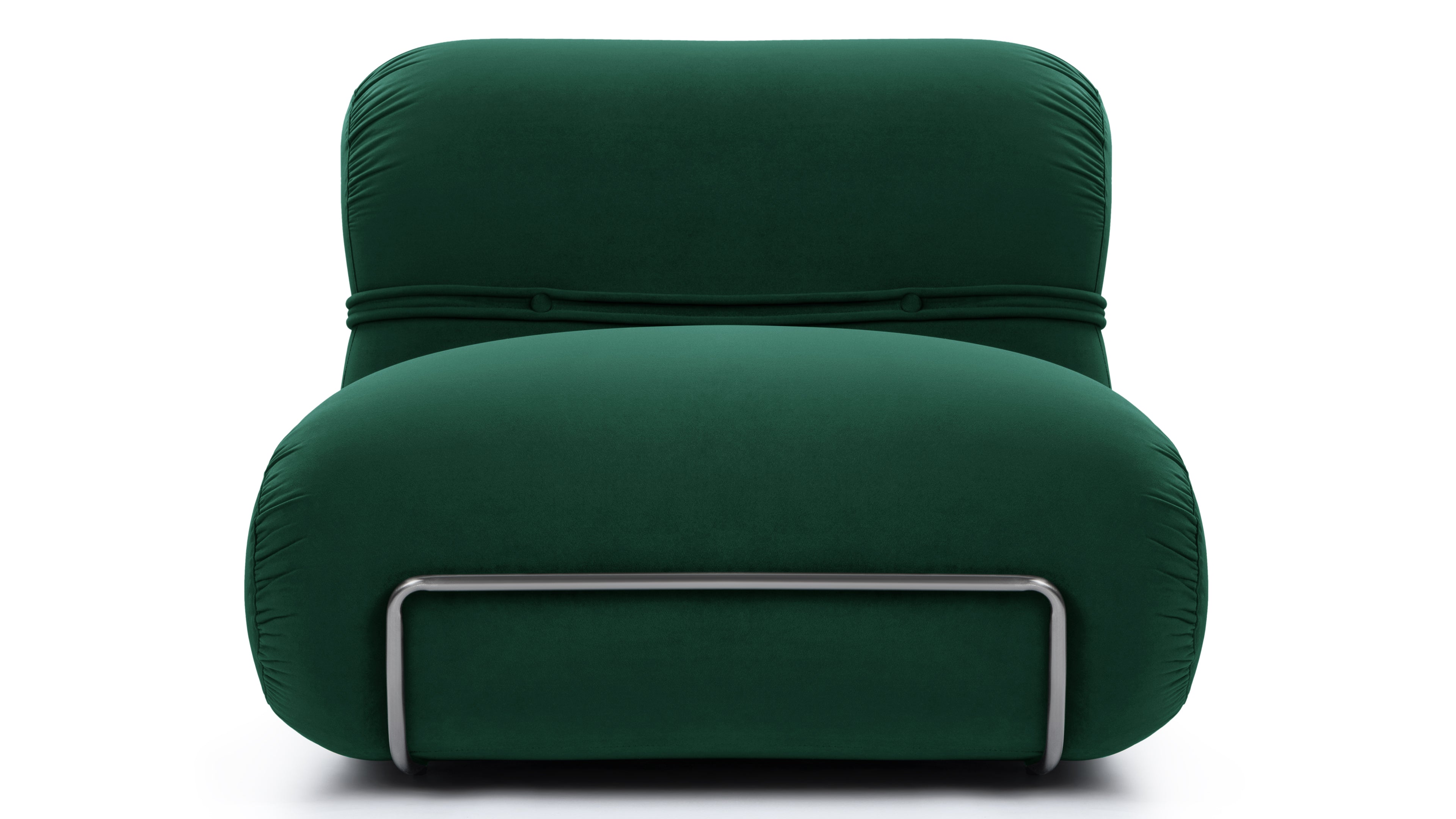 Bao Lounge Chair, Emerald Velvet | Interior Icons