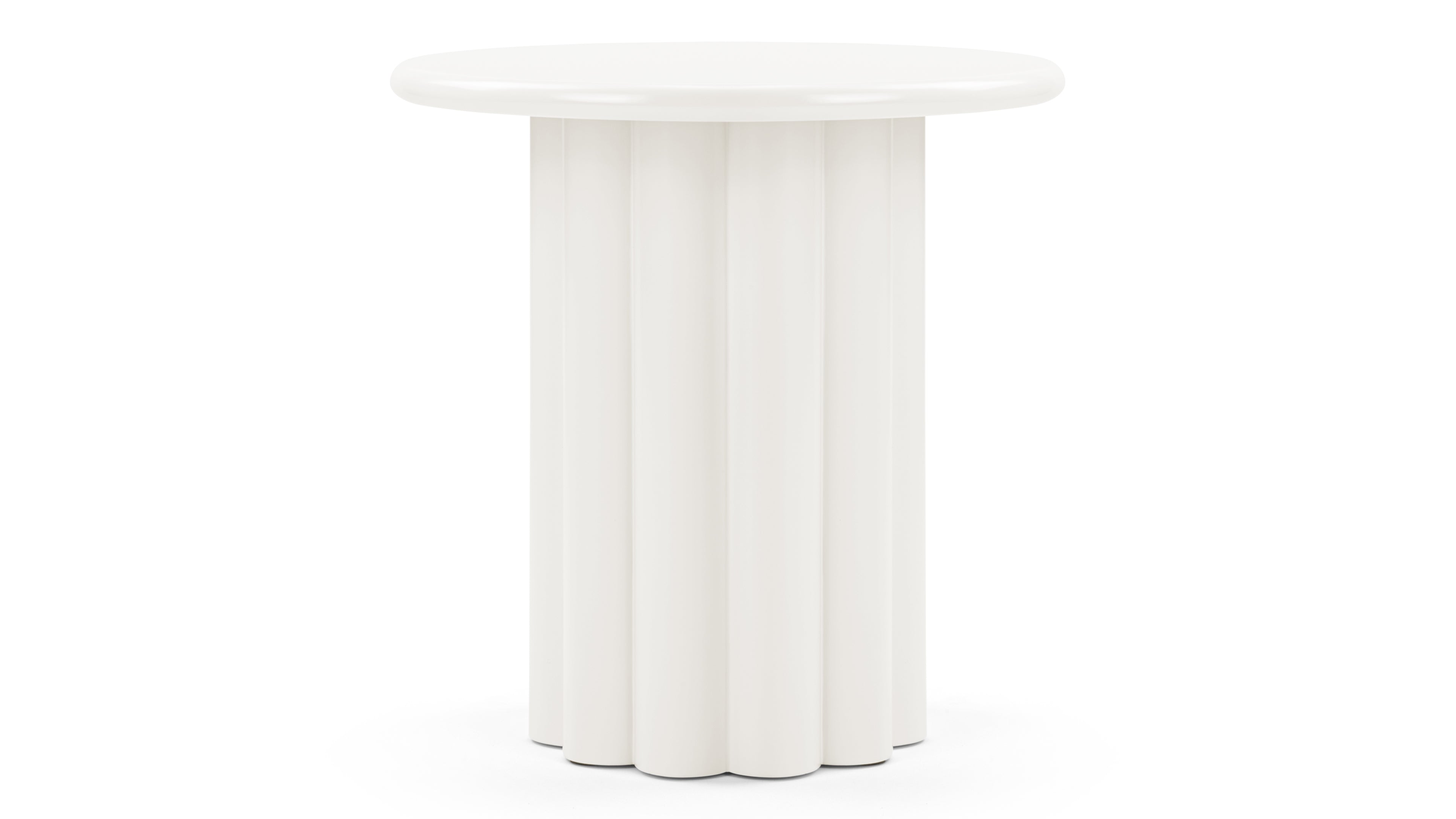 Vesta Side Table, Ivory | Interior Icons