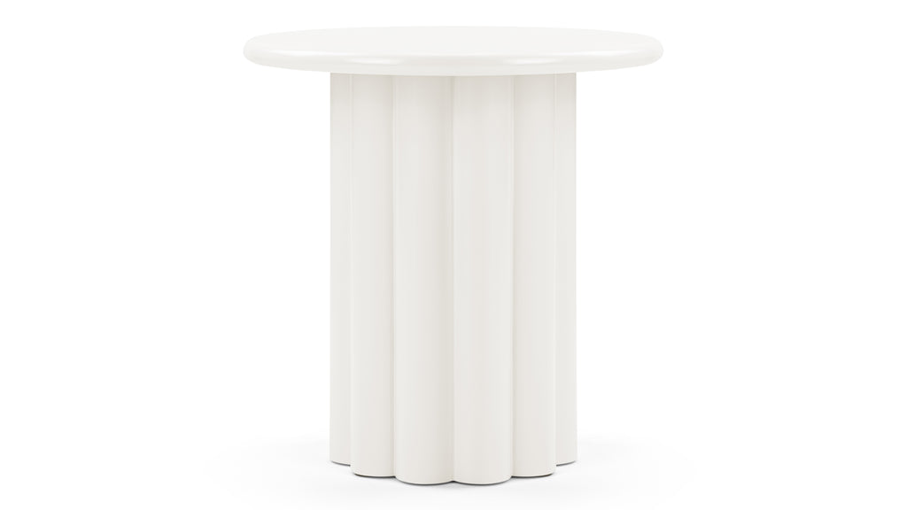 Vesta Side Table, Ivory | Interior Icons