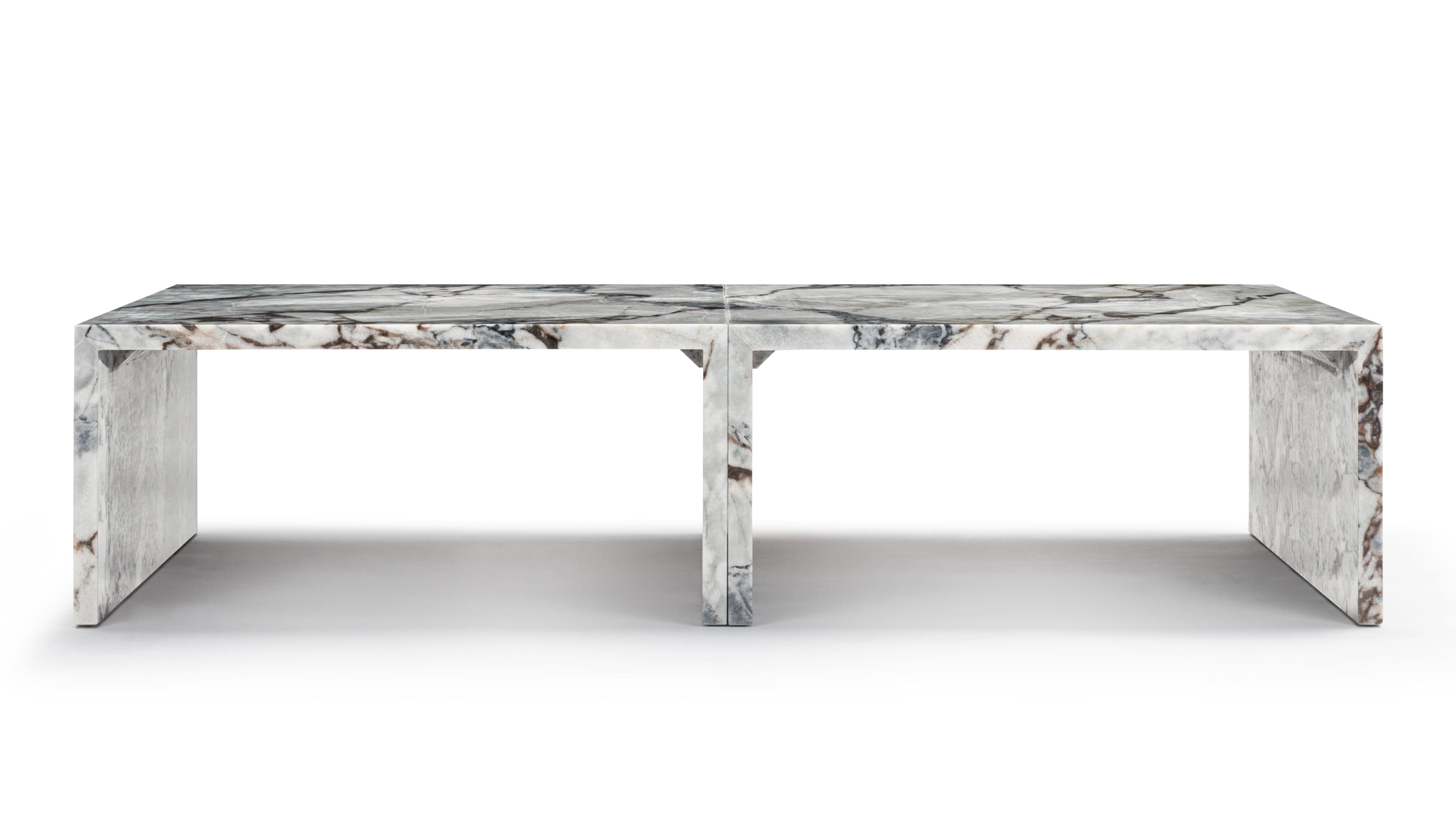 Selena - Selena Coffee Table, Modellato Marble - Great Gifts Club