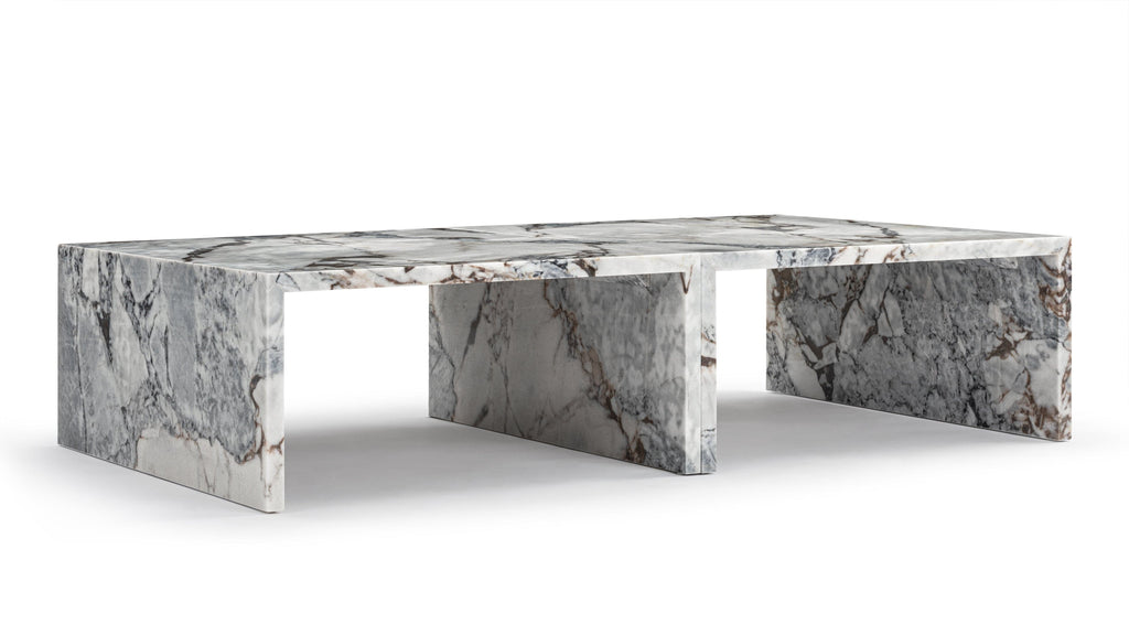 Selena - Selena Coffee Table, Modellato Marble - Great Gifts Club