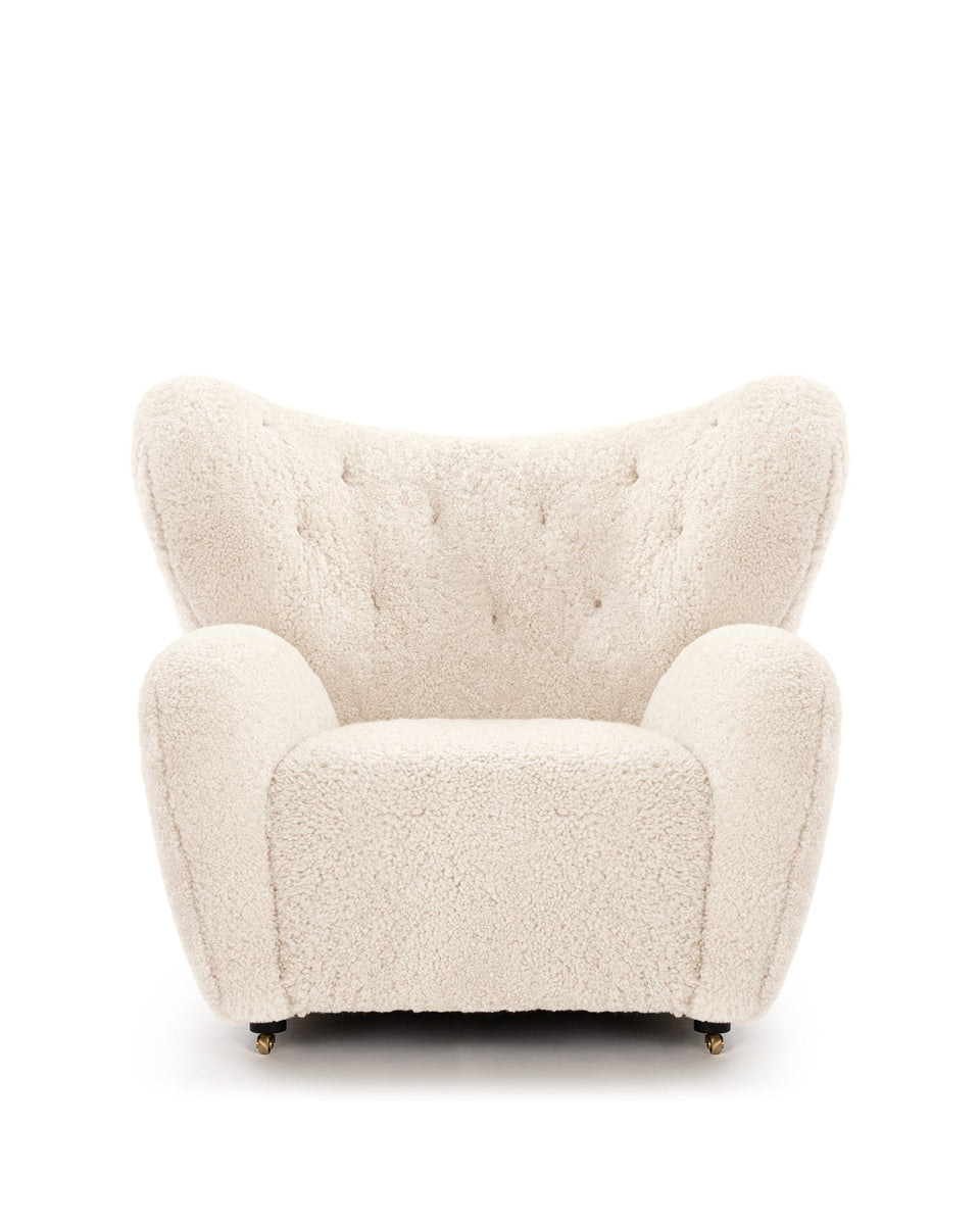 Tired Man Chair, Natural Luxe Sheepskin – Interior Icons