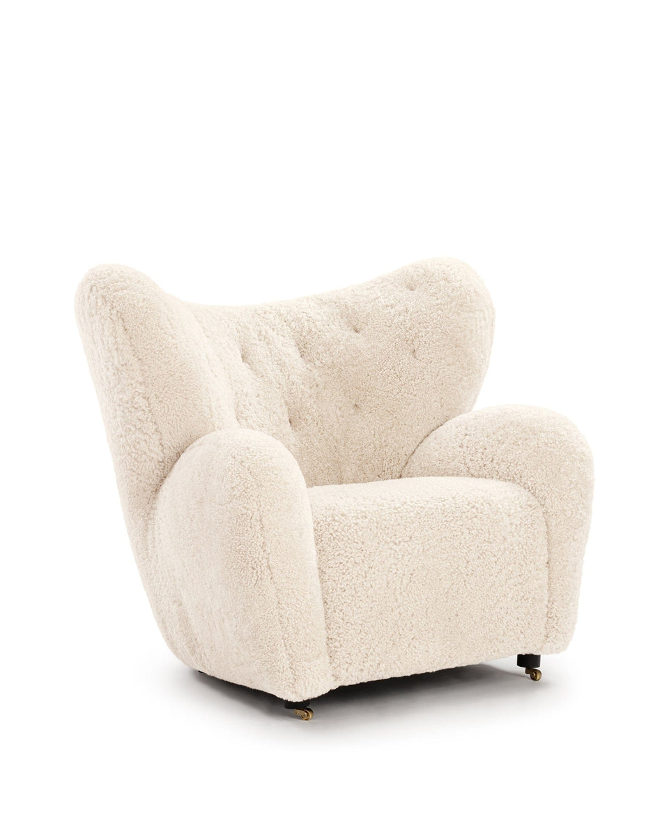 Tired Man Chair, Natural Luxe Sheepskin – Interior Icons