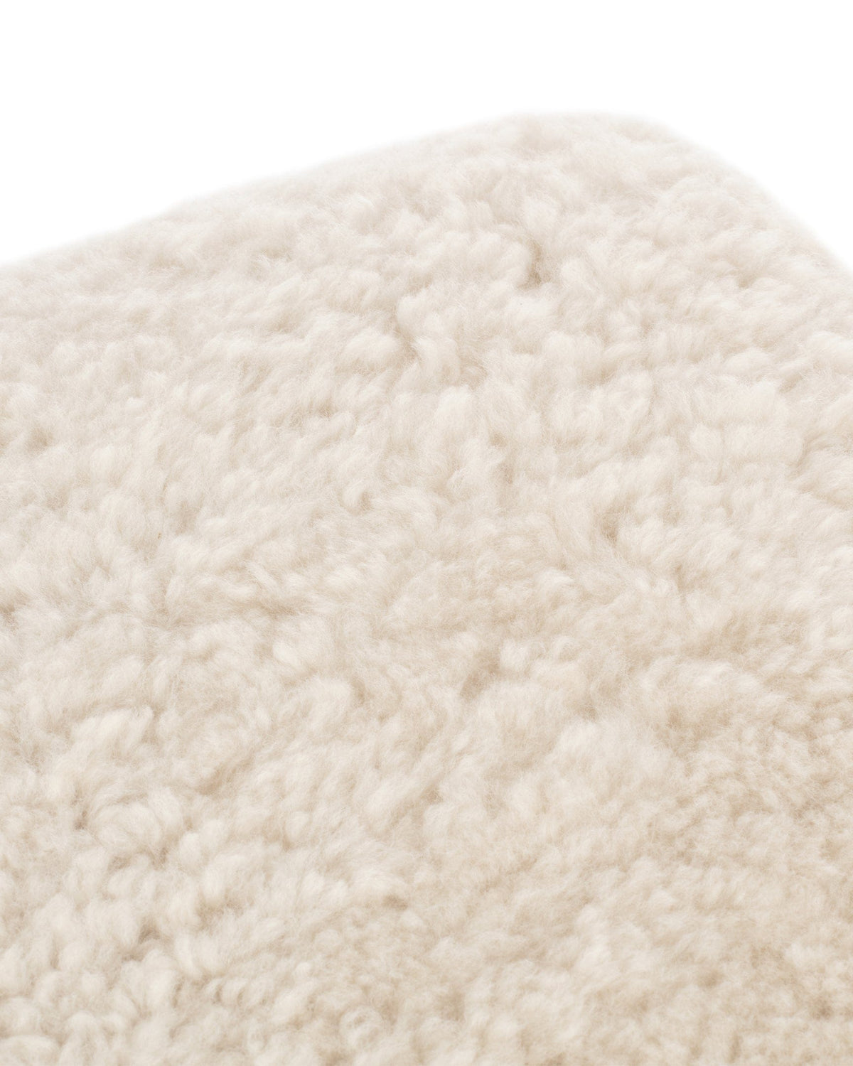 Tired Man Ottoman, Natural Luxe Sheepskin – ICONS