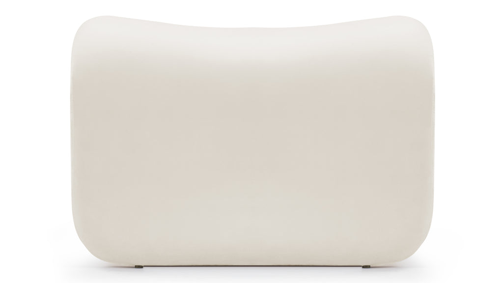 Etcetera Ottoman, Champagne Velvet | Interior Icons