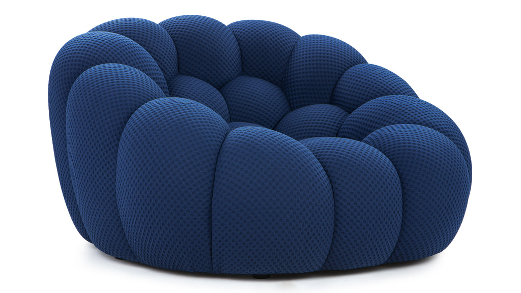 Bubble Lounge Chair, Navy Jersey | Interior Icons