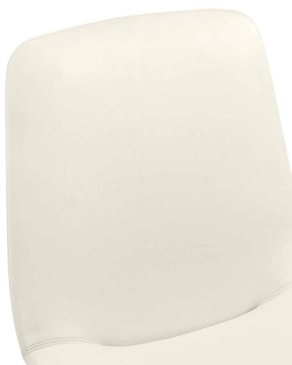 LeBlanc Side Chair, Eggshell Vegan Leather and Natural Wood – Interior ...