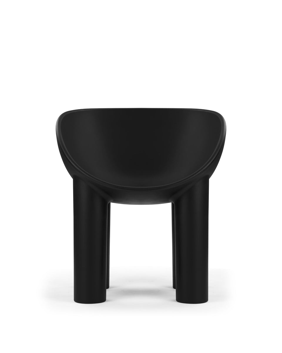 Roly Poly Indoor/Outdoor Dining Chair, Black – ICONS