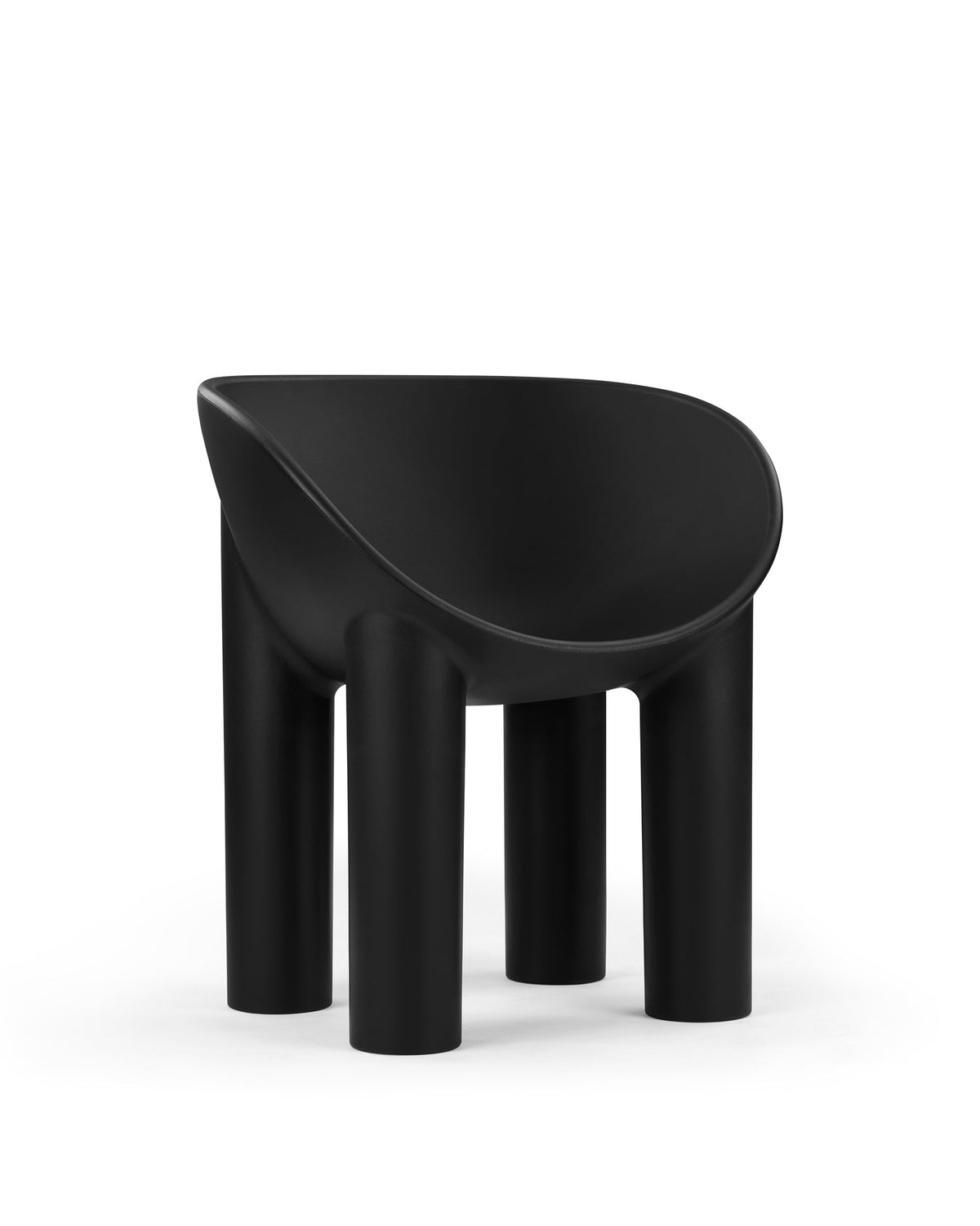Roly Poly Indoor/Outdoor Dining Chair, Black – Interior Icons