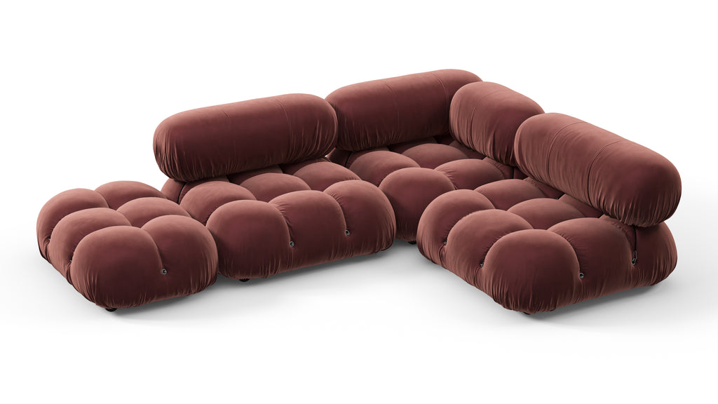 Bellini Sectional - Mario Bellini Sectional, Small Right Corner, Maroo ...