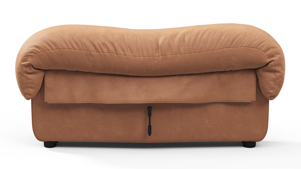 DS 600 Intermediate Stool Module, Tan Vegan Leather | Interior Icons