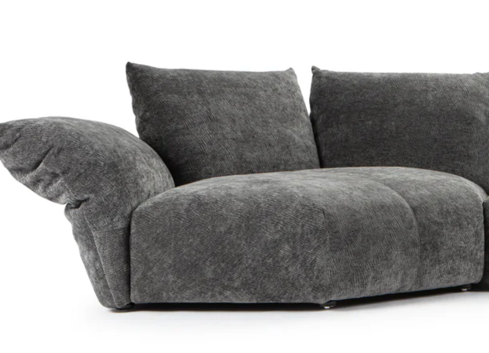 Part | Standard Sofa, Charcoal Chenille - Corner, Box 3 of 3 – ICONS