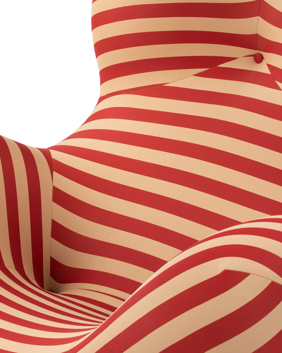 Up Chair, Red Stripe – Interior Icons