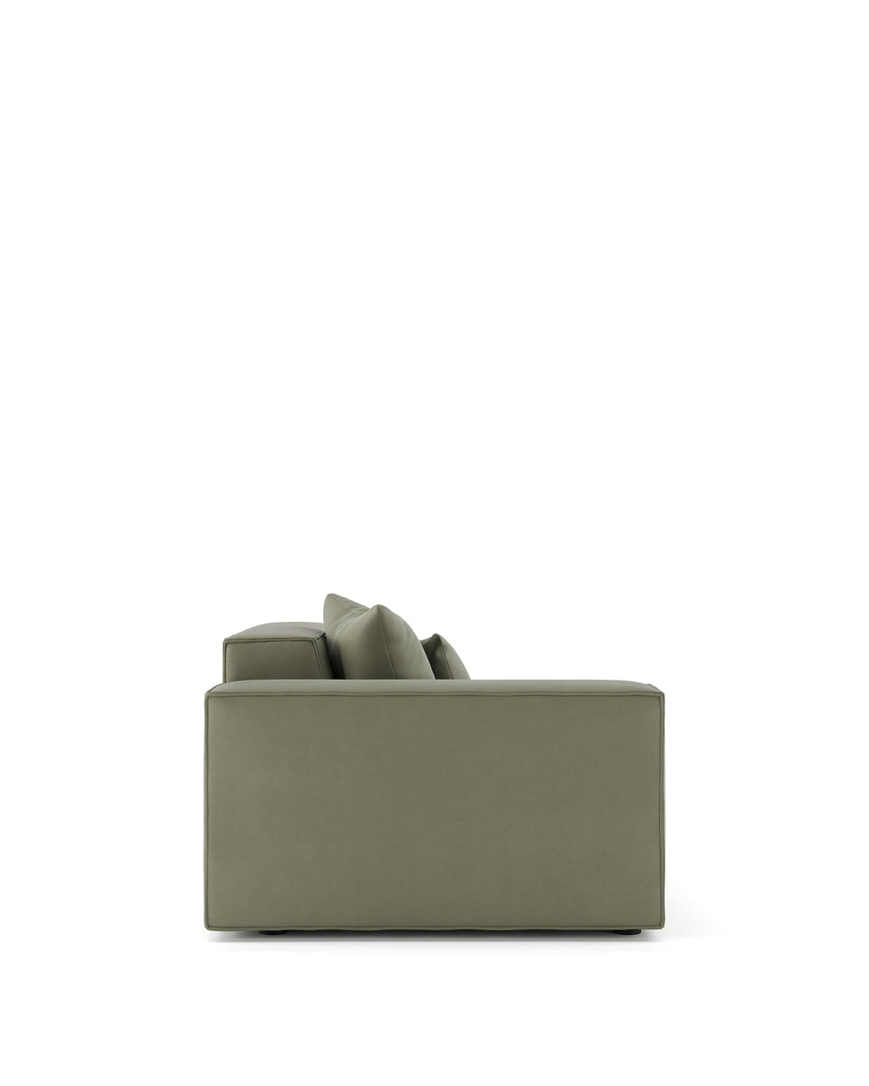 Arles Module, Left Arm, Sage Vegan Suede – ICONS