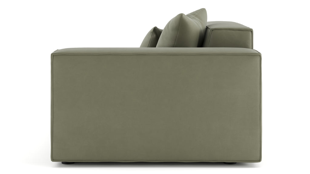 Arles Module, Right Arm, Sage Vegan Suede | Interior Icons