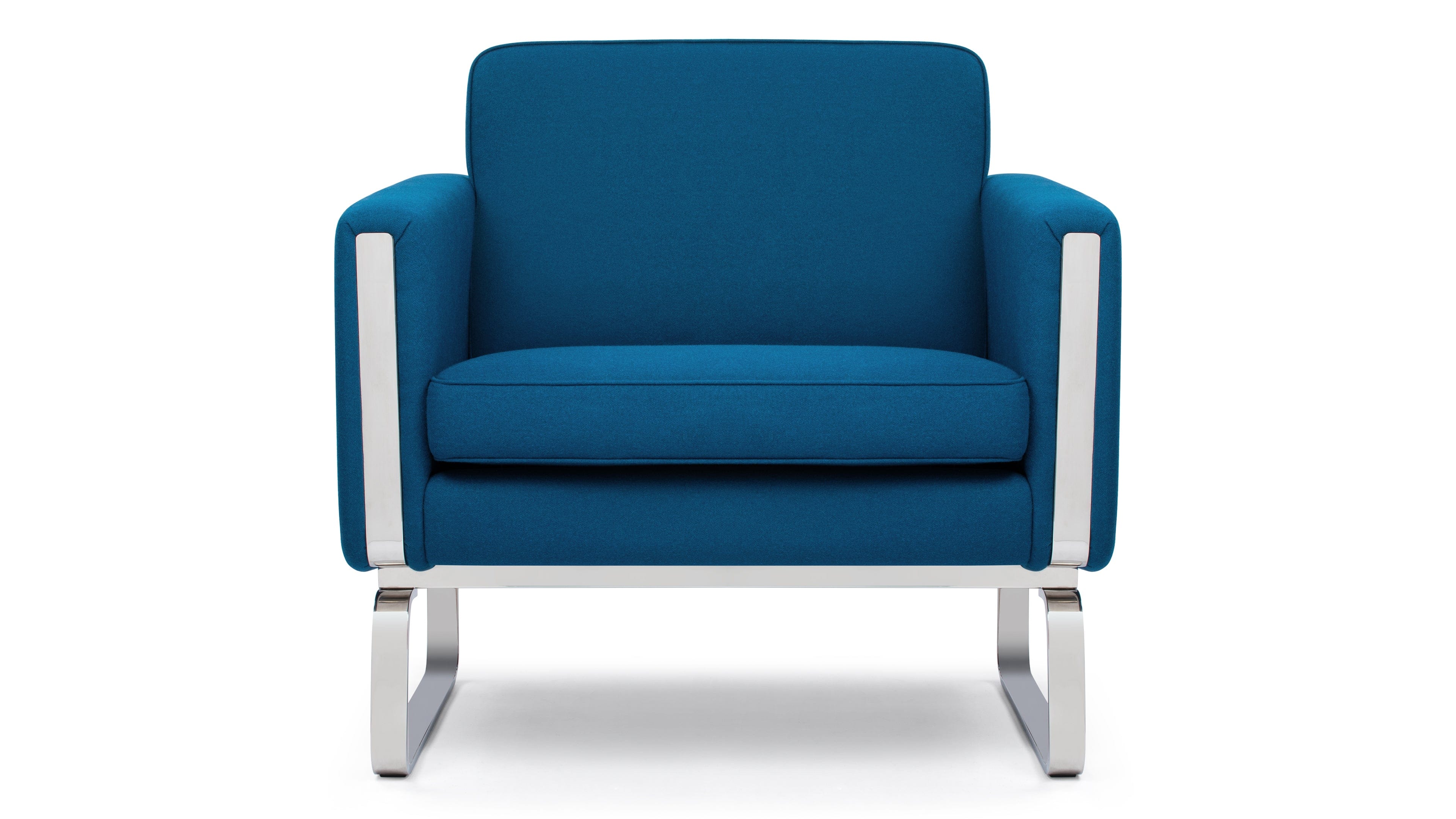 Jura Armchair, Indigo Blue Wool | Interior Icons