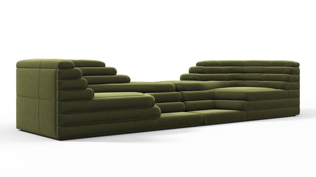 Terrazza Sofa Combination, Thyme Luxe Velvet | Interior Icons