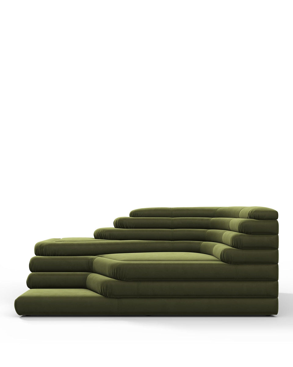 Terrazza Sofa, Right Arm, Thyme Luxe Velvet – Interior Icons