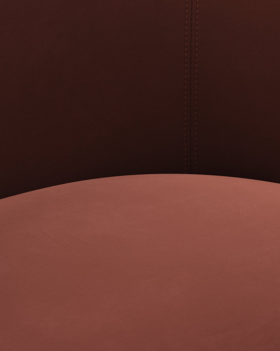 Julep Lounge Chair, Cinnamon Velvet – Interior Icons