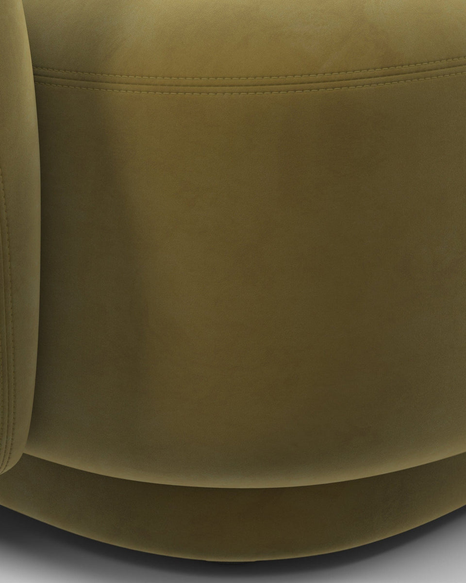 Julep Lounge Chair, Olive Gold Velvet – ICONS