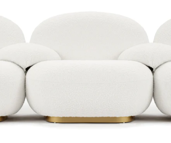 Part | Palais Sofa, Pearl Boucle - Center – ICONS