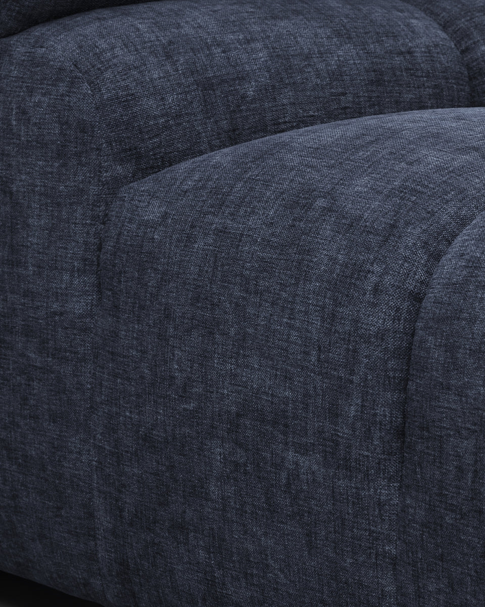 Tufty Module, Right Arm, Indigo Blue Chenille – ICONS