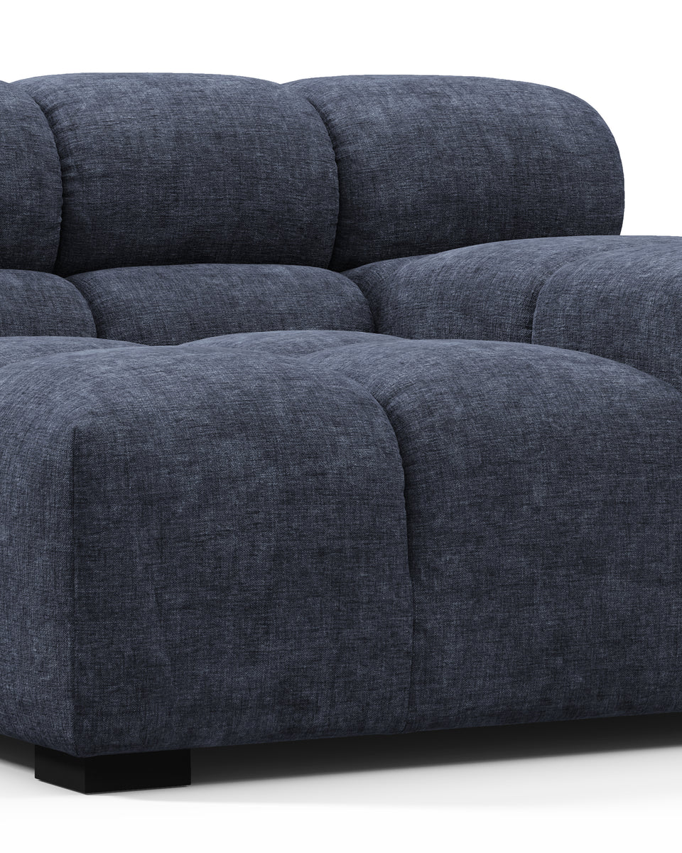 Tufty Module, Right Arm, Indigo Blue Chenille – ICONS