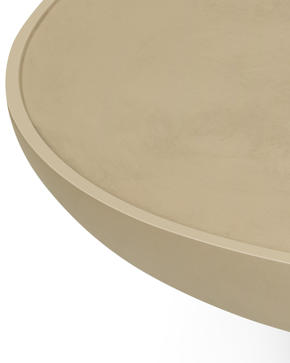Aura Indoor/Outdoor Coffee Table, Tan Concrete – Interior Icons