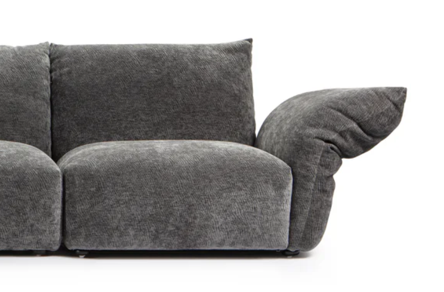 Part | Standard Sofa, Charcoal Chenille - Armrest, Box 1 of 3 – ICONS
