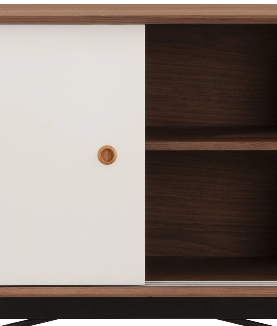 Part | Finn Juhl 1955 Sideboard, Walnut - Box 1 of 2 – ICONS