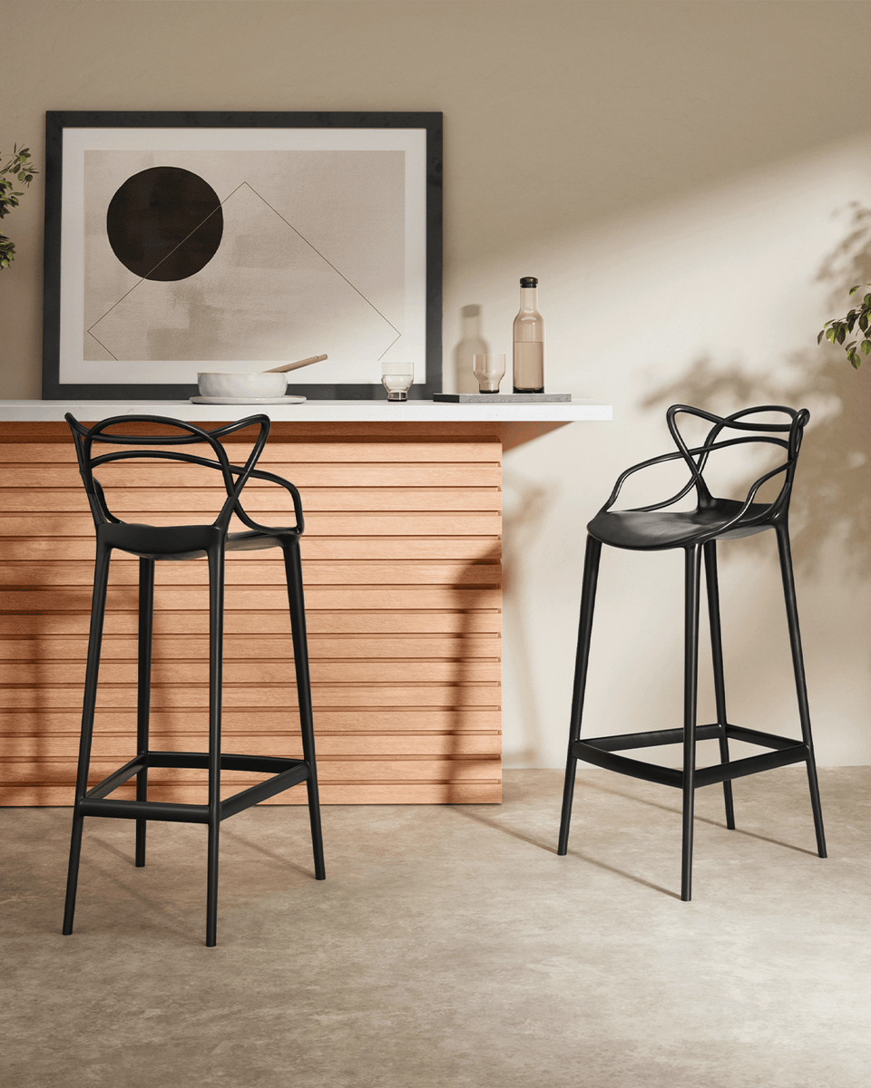 Masters Bar Stool, Black – Interior Icons